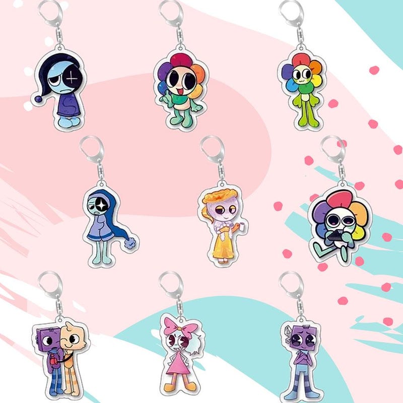 Dandys World Plush Keychain - Etsy