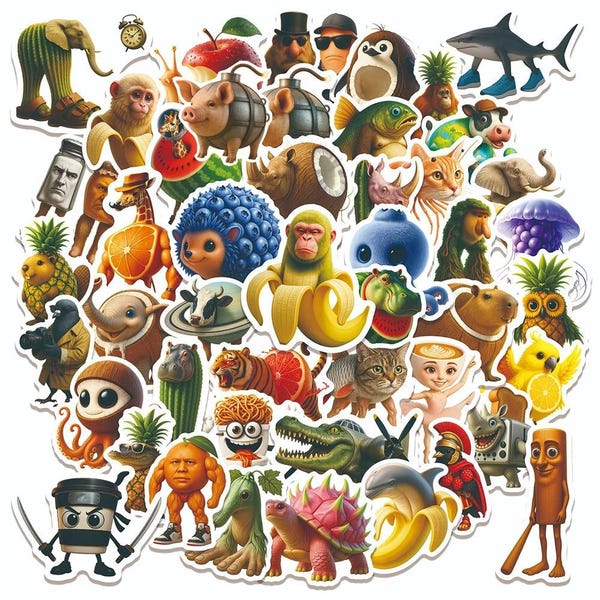 Italian Brainrot Stickers - Etsy