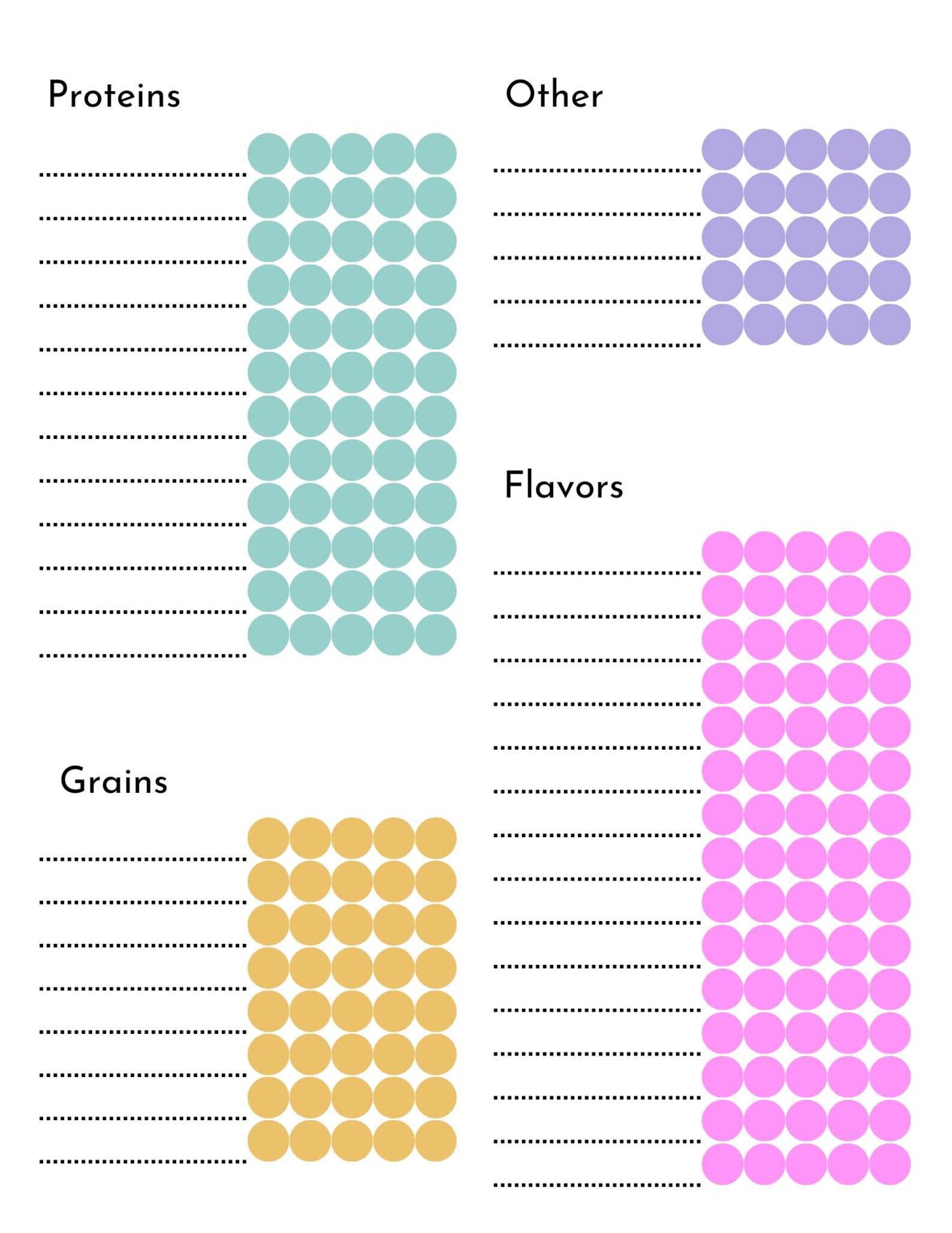 Baby's First Bites! Food & Taste Tracker PDF - Customizable Printable ...