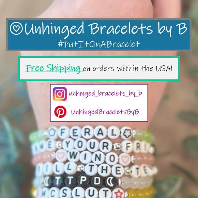 Glass Bead Bracelet - Etsy