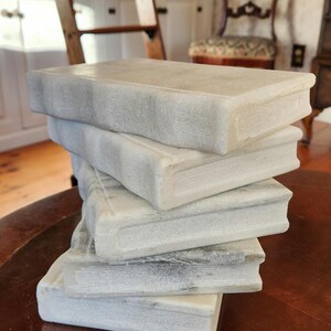 Hand Carved Marble Stone Book - Etsy