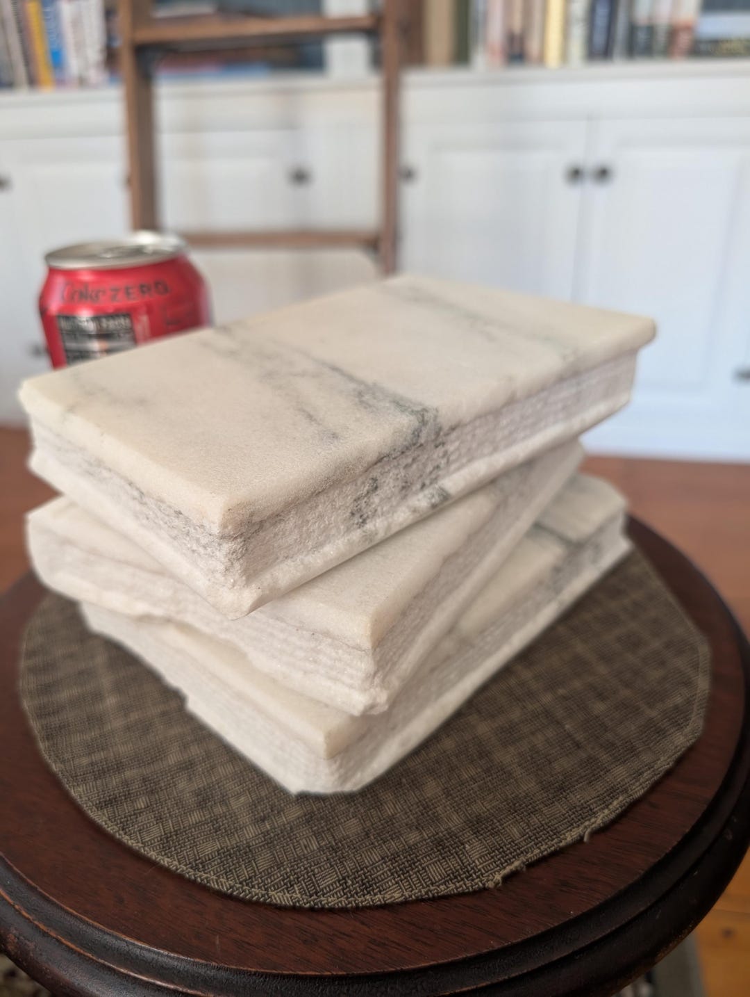 Hand Carved Marble Stone Book - Etsy