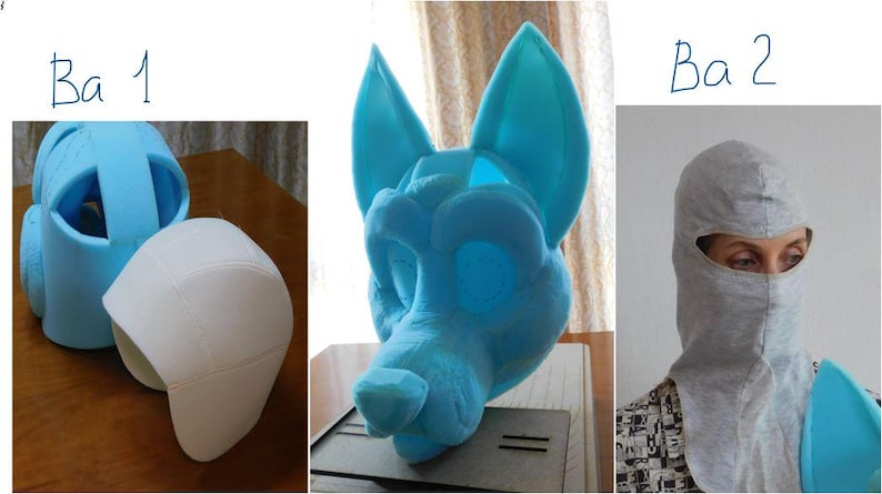 Dog Fursuit Head Base – Foam Blank | Ships Worldwide - Etsy