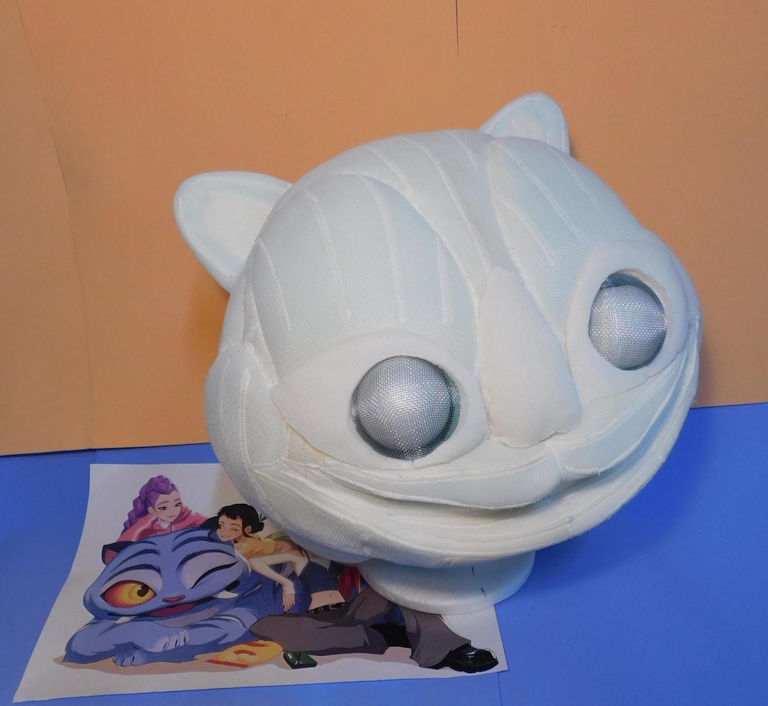 Derpy Tiger Head, Kpop Demon Head, Furry, Foam Base | Ships Worldwide ...