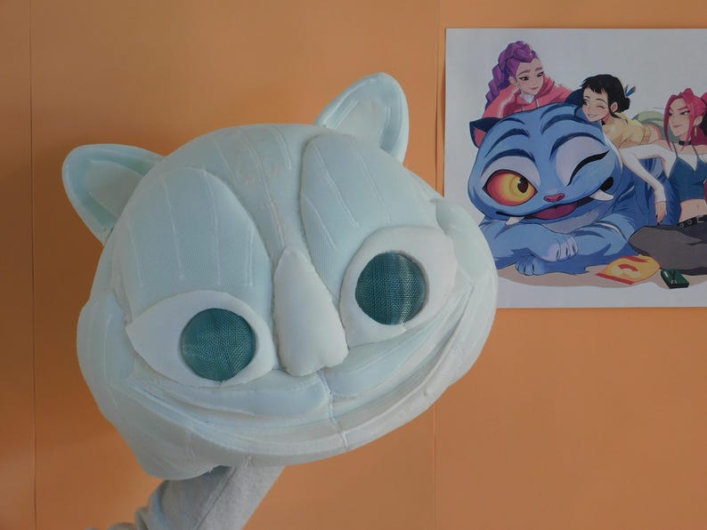 Derpy Tiger Head, Kpop Demon Head, Furry, Foam Base | Ships Worldwide ...