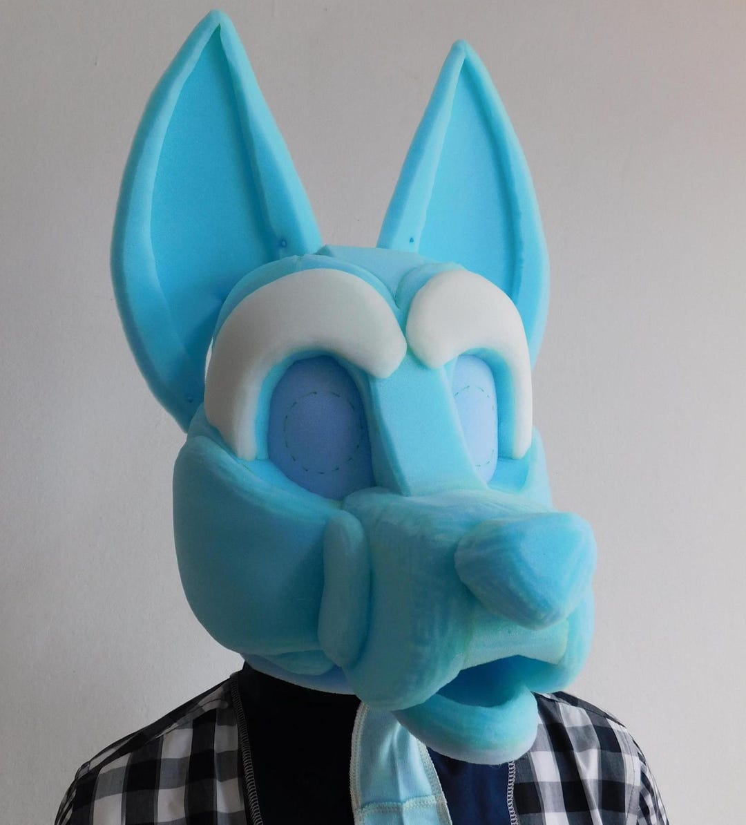 Dog Fursuit Base. Foam Head - Etsy