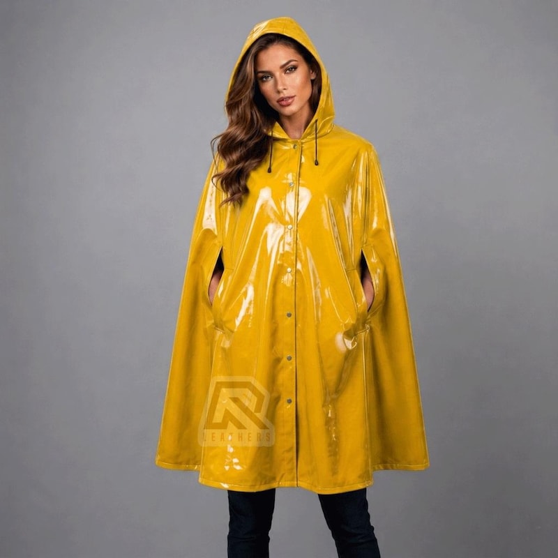 Pvc Vinyl Rain Poncho - Etsy