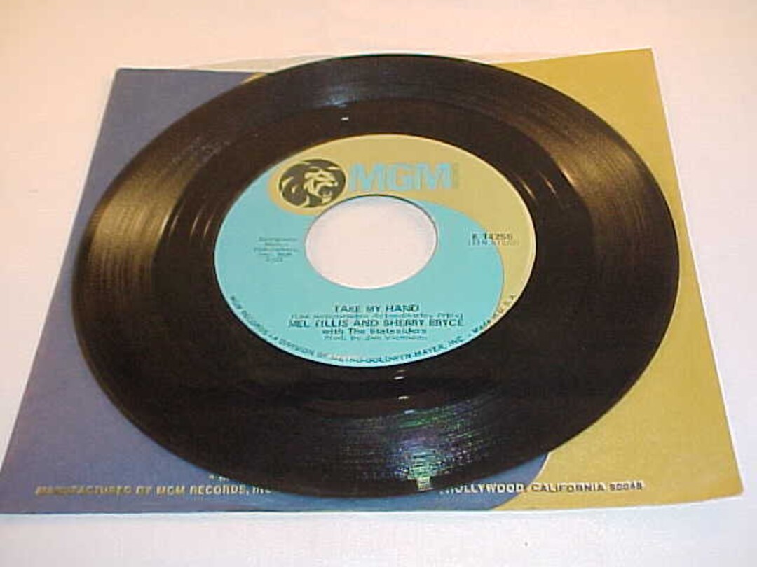 Mel Tillis and Sherry Bryce - 45 Vinyl Record - Take My Hand / Life's ...