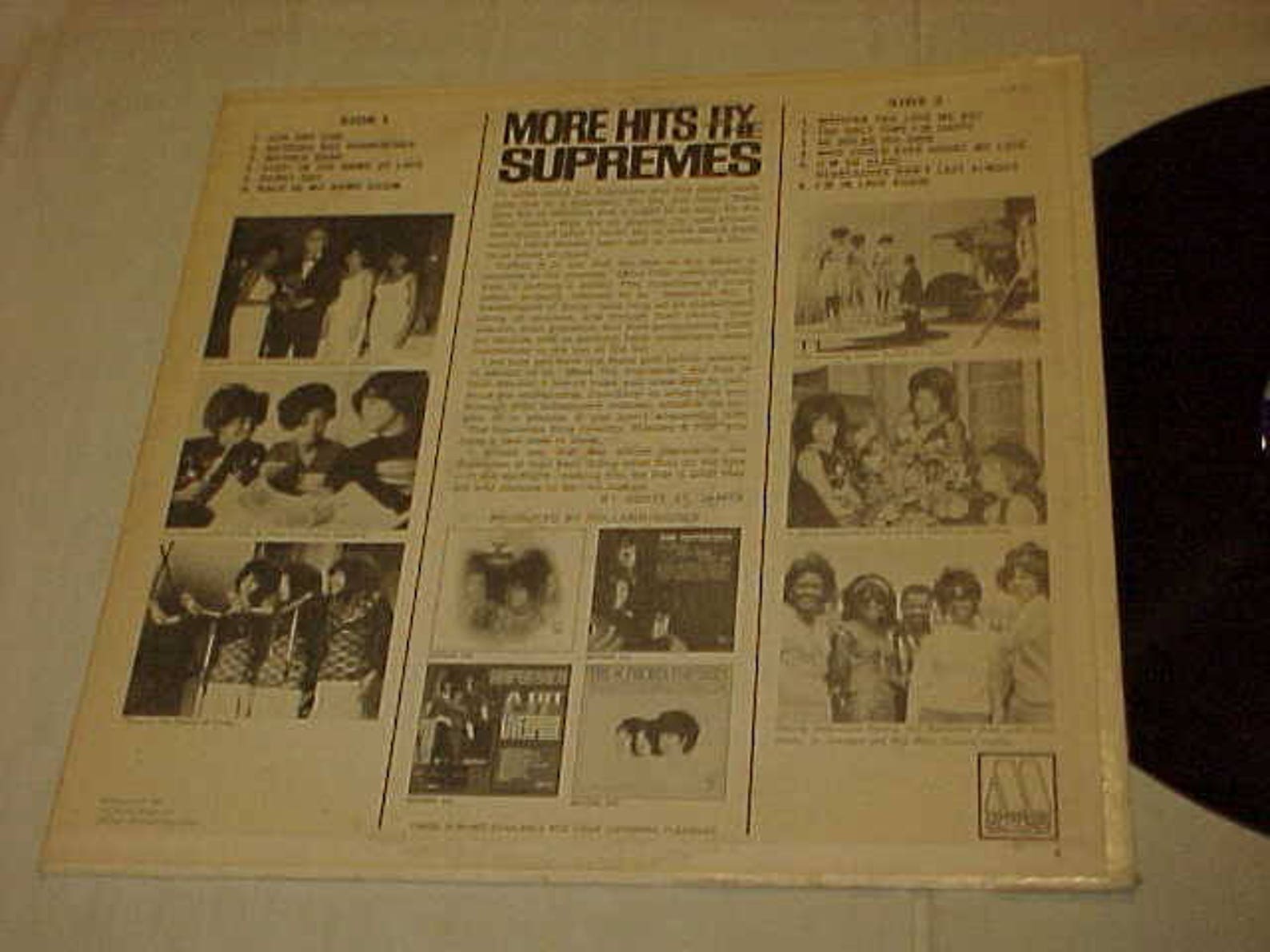 The Supremes 33 LP More Hits by the Supremes | Etsy