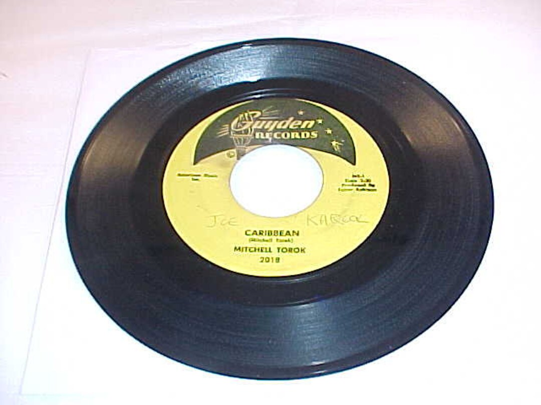 Mitchell Torok - 45 Vinyl Record - Caribbean / Hootchy Kootchy Henry ...