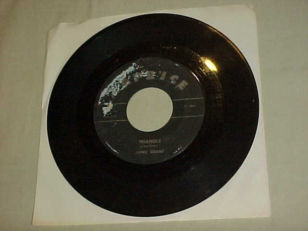 Janie Grant 45 Vinyl Record Triangle / She's Going Steady With You ...