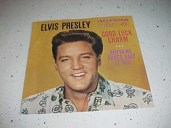 Elvis Presley 45 Vinyl Record Picture Sleeve Only Good Etsy