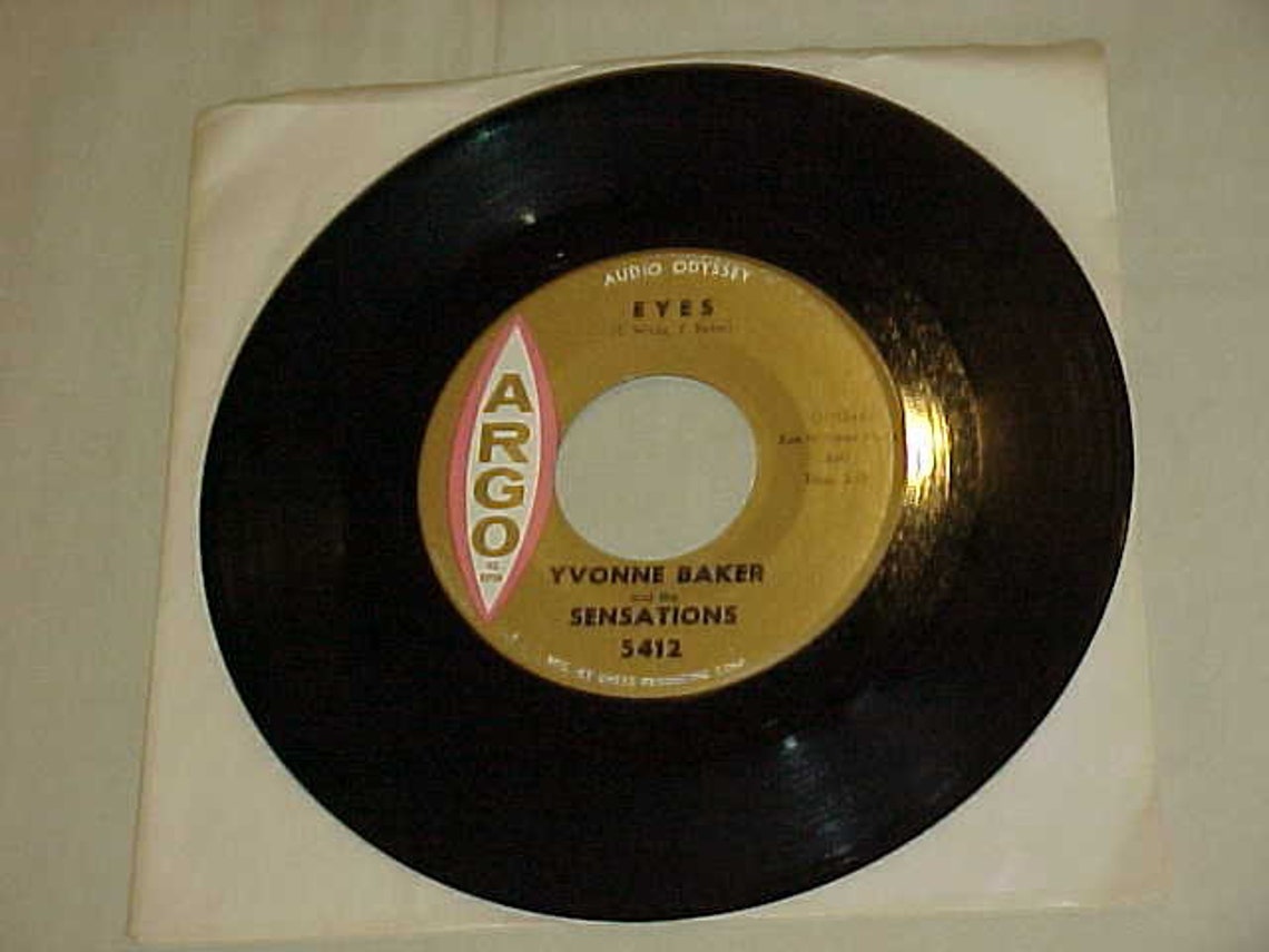 Yvonne Baker And The Sensations 45 Vinyl Record That's | Etsy