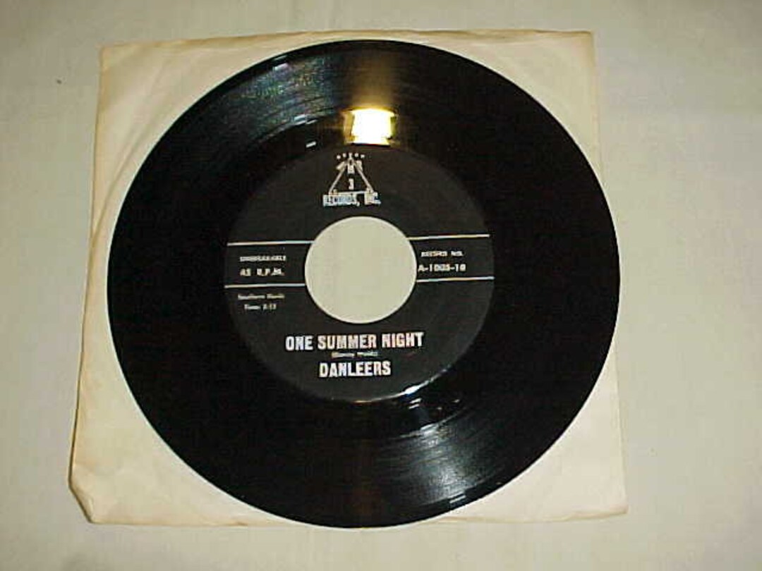 The Danleers 45 Vinyl Record One Summer Night / Wheelin' and A-dealin ...