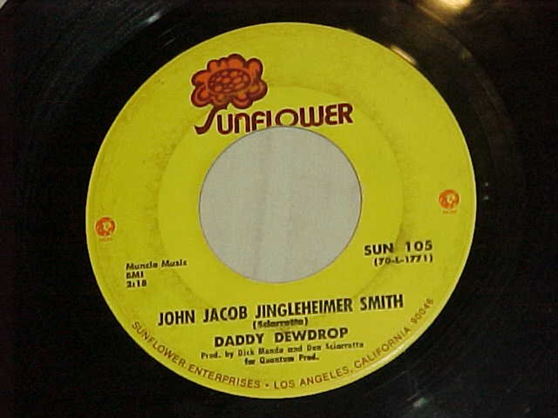 Daddy Dewdrop 45 Vinyl Record Chick-a-boom don't Ya | Etsy