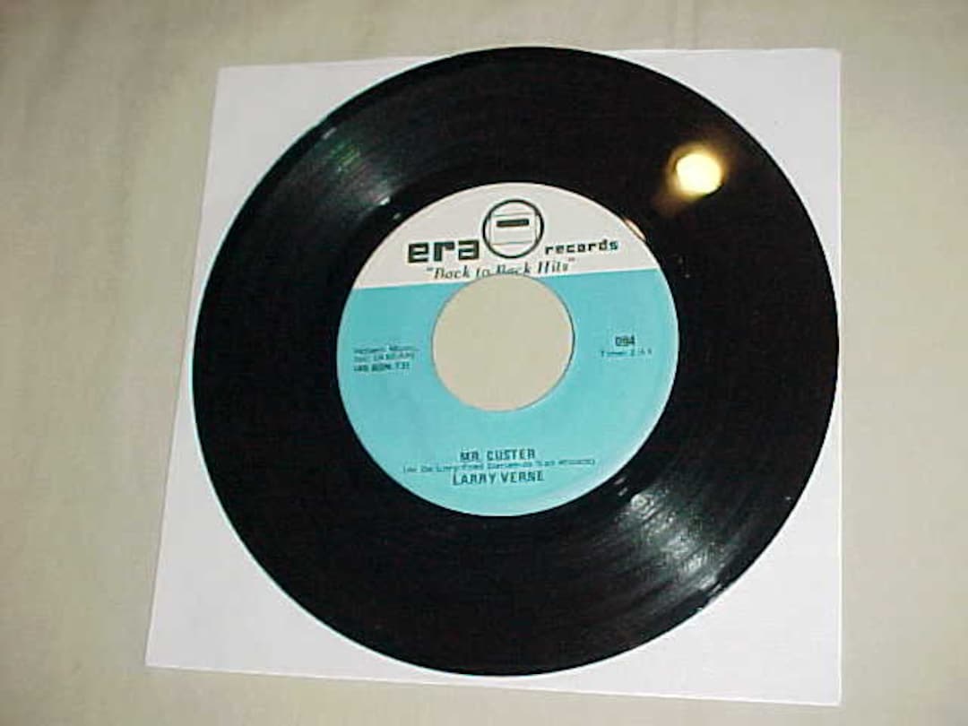Larry Verne 45 Vinyl Record Mr. Custer / Mister Livingston Era Records ...