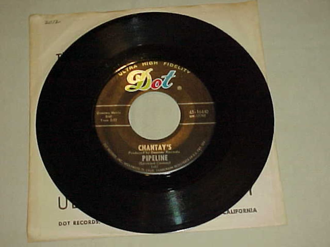 The Chantays - 45 Vinyl Record - Pipeline / Move It - Etsy