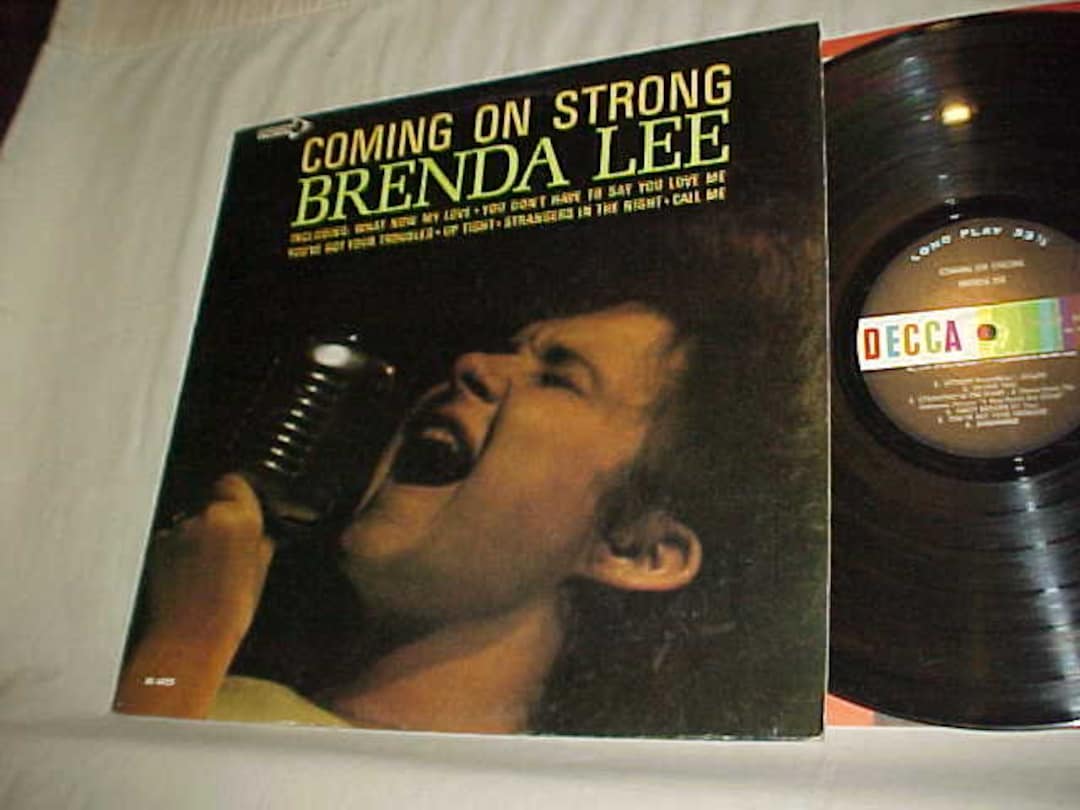 Brenda Lee - 33 LP Vinyl Album - Coming on Strong - Etsy