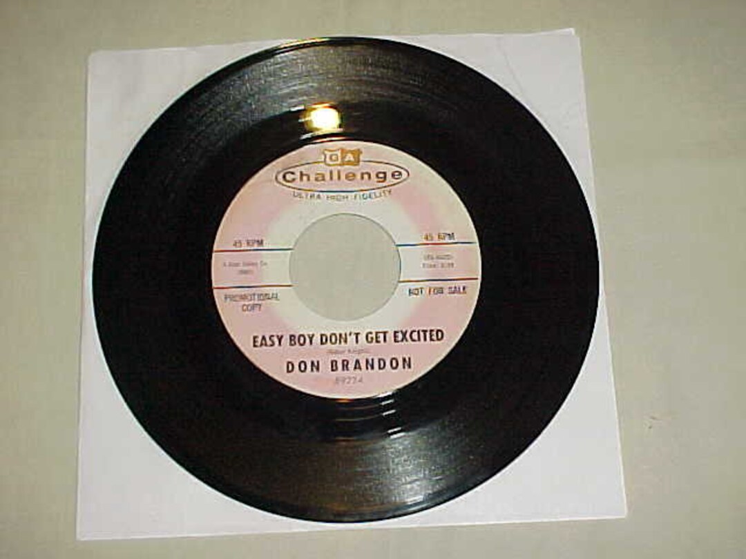 Don Brandon 45 Vinyl Record It's Wonderful Being Young - Etsy