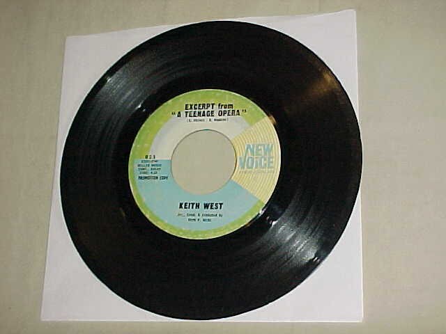 Keith West 45 Vinyl Record Excerpt From A Teenage | Etsy