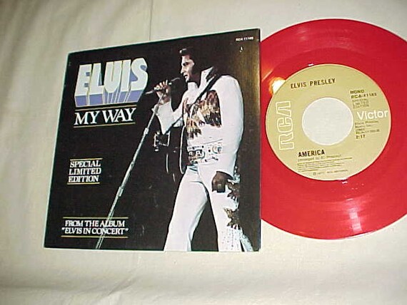 Red Vinyl 45 Record