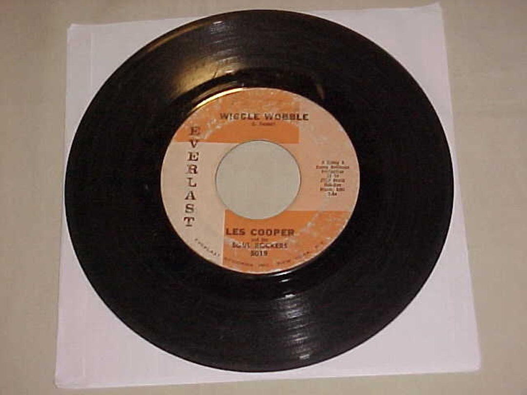 Les Cooper and the Soul Rockers - 45 Vinyl Record - Wiggle Wobble / Dig ...