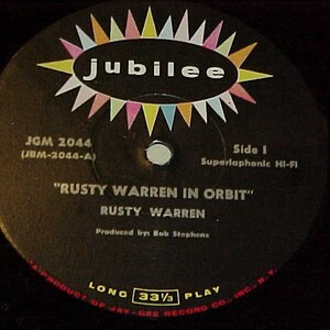Rusty Warren - 33 LP Vinyl Record - in Orbit - Etsy