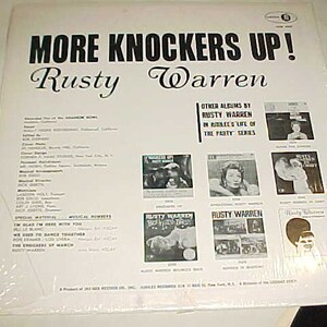 Rusty Warren 33 LP Vinyl Record More Knockers Up - Etsy