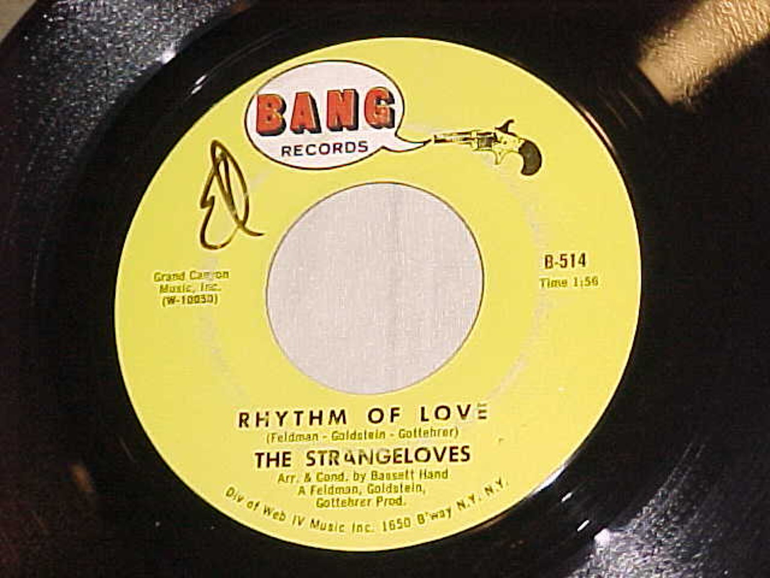 The Strangeloves 45 Vinyl Record Night Time / Rhythm of - Etsy
