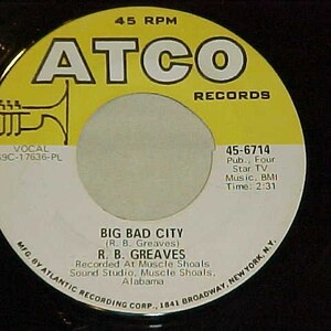 R.B. Greaves 45 Vinyl Record Take A Letter Maria / Big Bad | Etsy