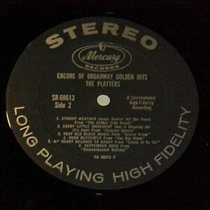 The Platters - 33 LP Vinyl Album - Encore of Broadway Golden Hits - Etsy