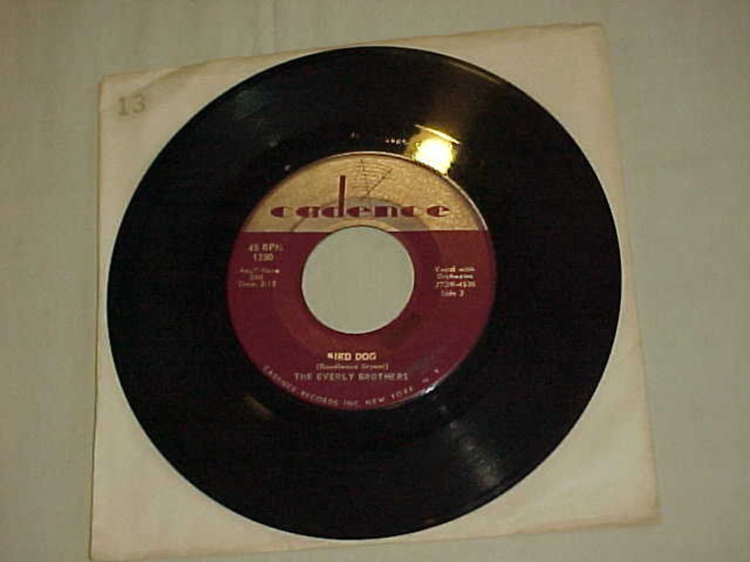 The Everly Brothers - 45 Vinyl Record - Bird Dog / Devoted to You ...