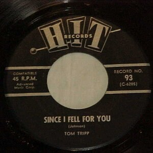 Betty Colson Dominique Tom Tripp Since I Fell for You 45 Vinyl Record ...