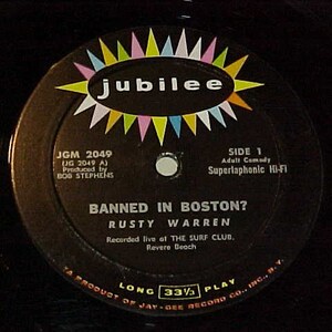 Rusty Warren - 33 LP Vinyl Record - Banned in Boston - Etsy