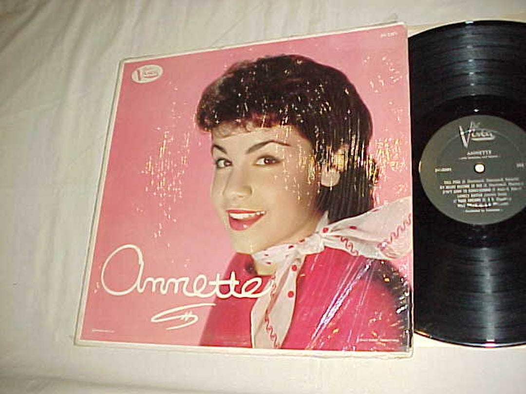 Annette Funicello - 33 Vinyl LP Album - Annette - Buena Vista Records ...