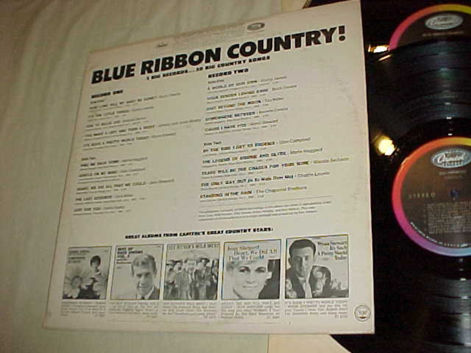 Various Artists 33 LP Vinyl Album Blue Ribbon Country - Etsy