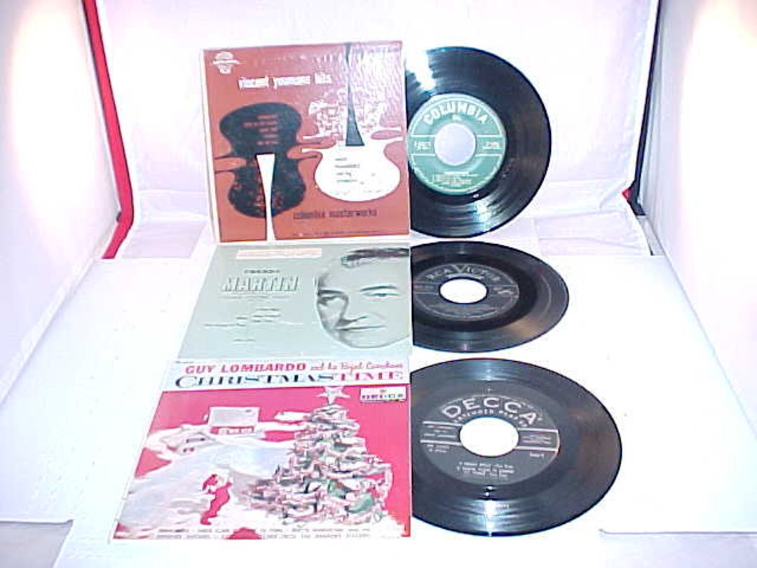 Guy Lombardo Freddy Martin Vincent Youman - 3 EP 45 Vinyl Records ...