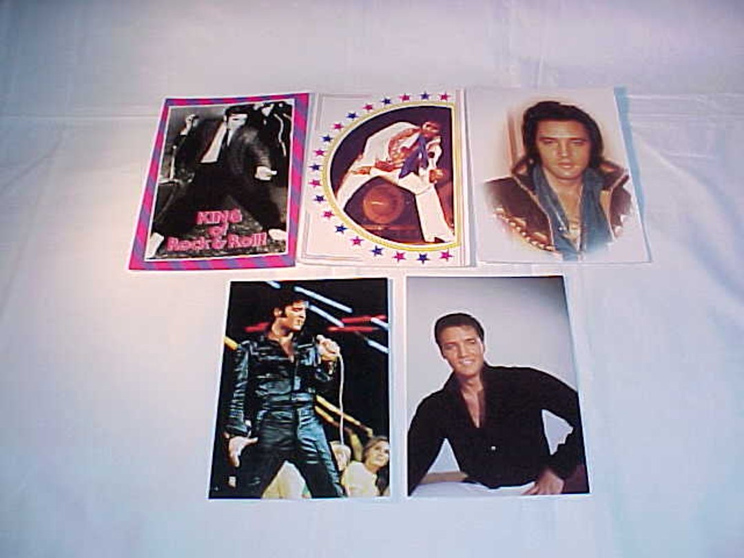 5 Elvis Presley Postcards Unused 1988-1990 - Etsy