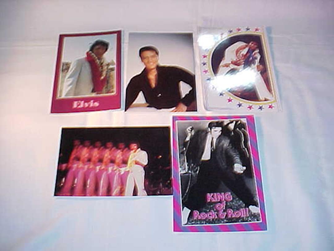 5 Elvis Presley Postcards Unused 1988-1992 - Etsy