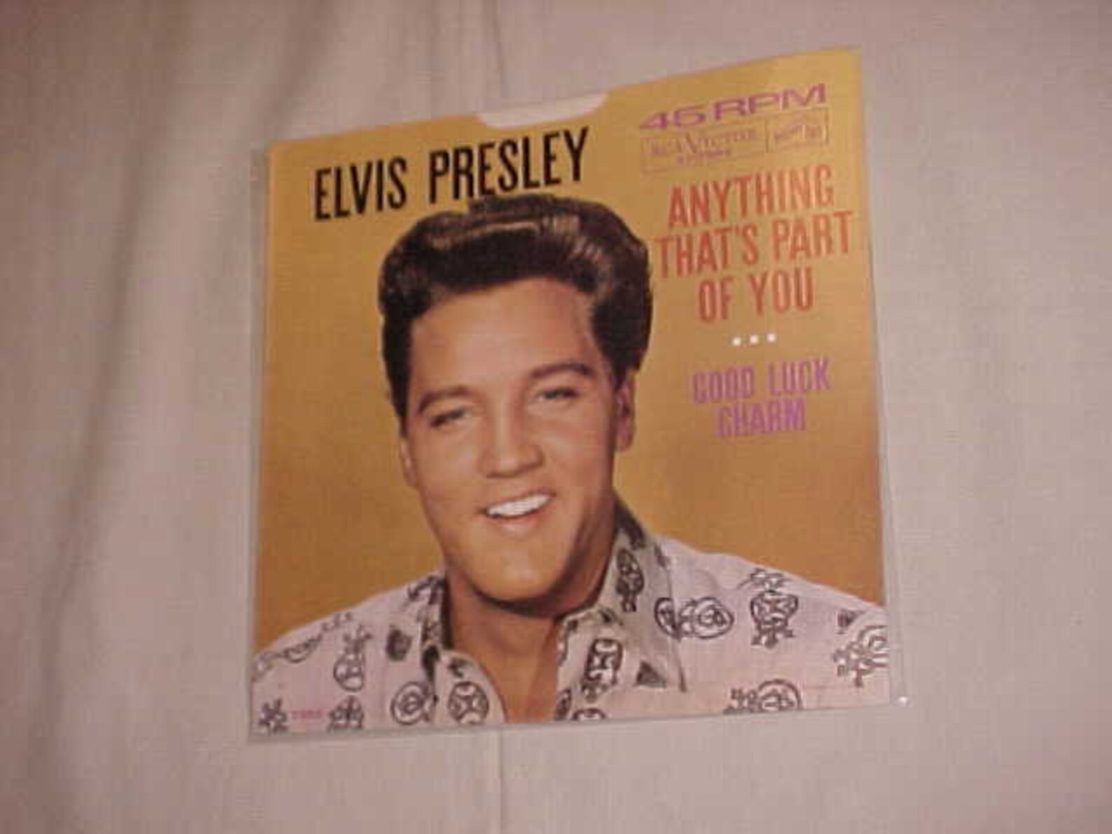 Elvis Presley 45 Vinyl Record Picture Sleeve Only Good Etsy