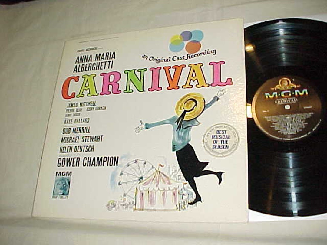 Carnival - 33 LP Vinyl Album - Movie Soundtrack Album - Original Cast ...