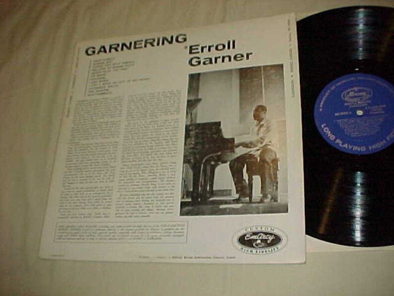 Erroll Garner 33 LP Vinyl Album Garnering | Etsy