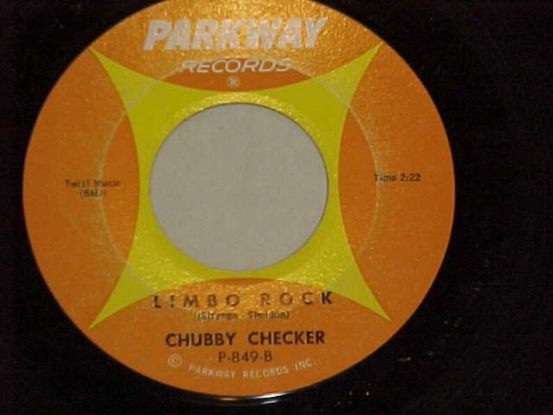 Chubby Checker 45 Vinyl Record Popeye the Hitchhiker / | Etsy