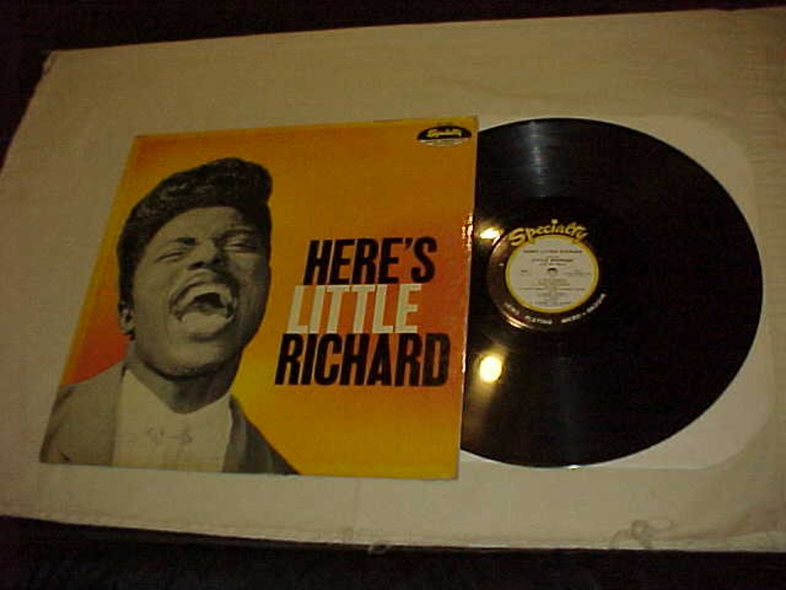 Little Richard 33 LP Vinyl Album Here's Little Richard - Etsy