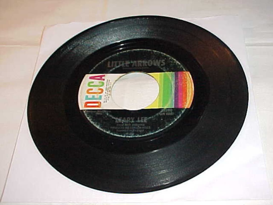 Leapy Lee 45 Vinyl Record Little Arrows / Time Will Tell - Etsy