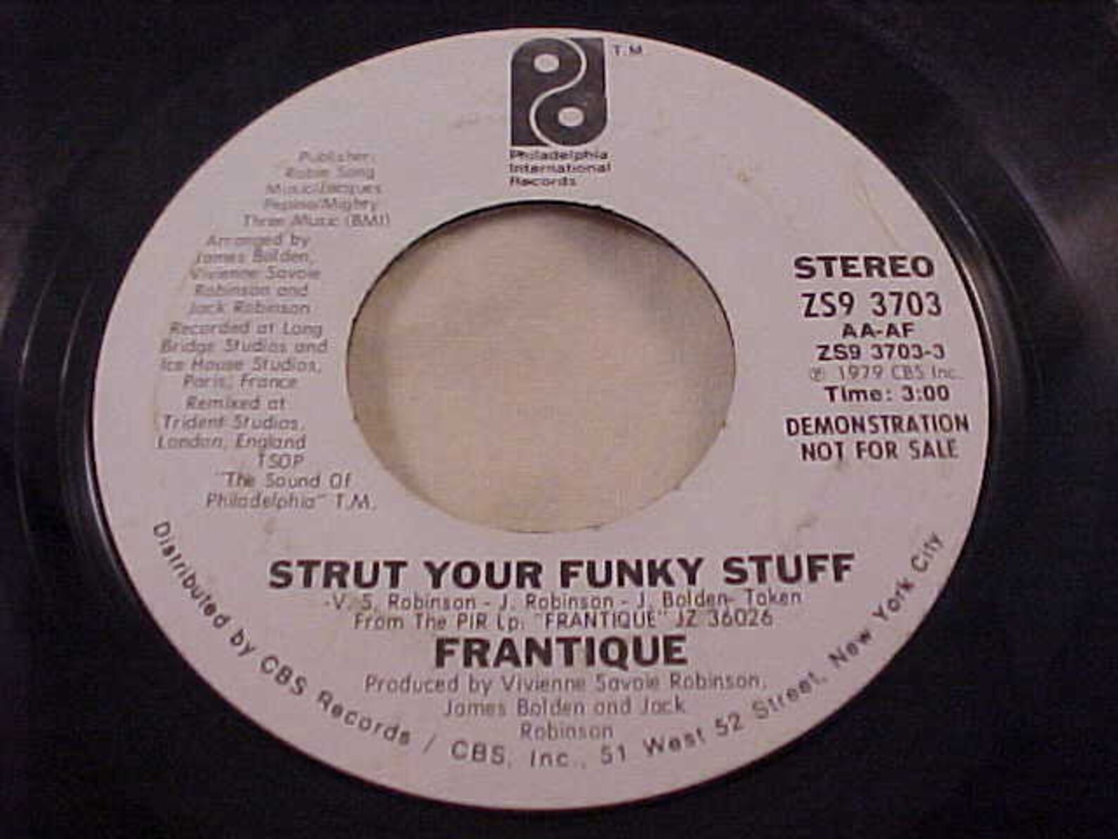 Frantique 45 Vinyl Record Strut Your Funky Stuff - Etsy