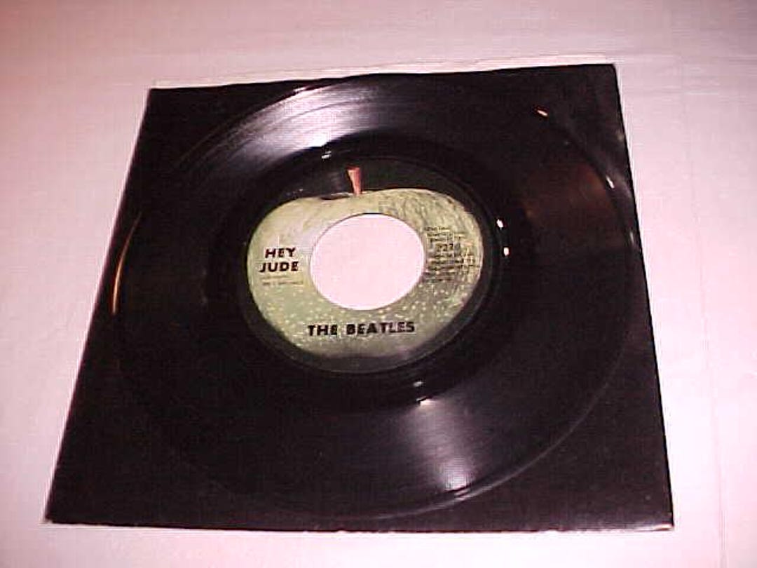 The Beatles 45 Vinyl Record With Picture Sleeve Hey Jude / Revolution ...
