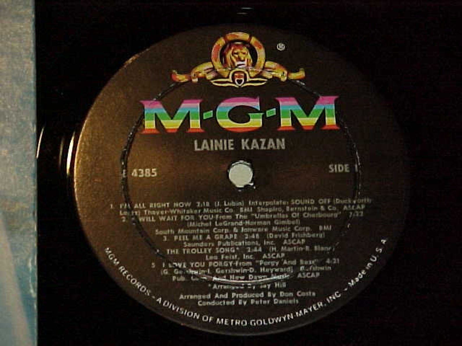 Lainie Kazan 33 LP Vinyl Album MGM Records | Etsy