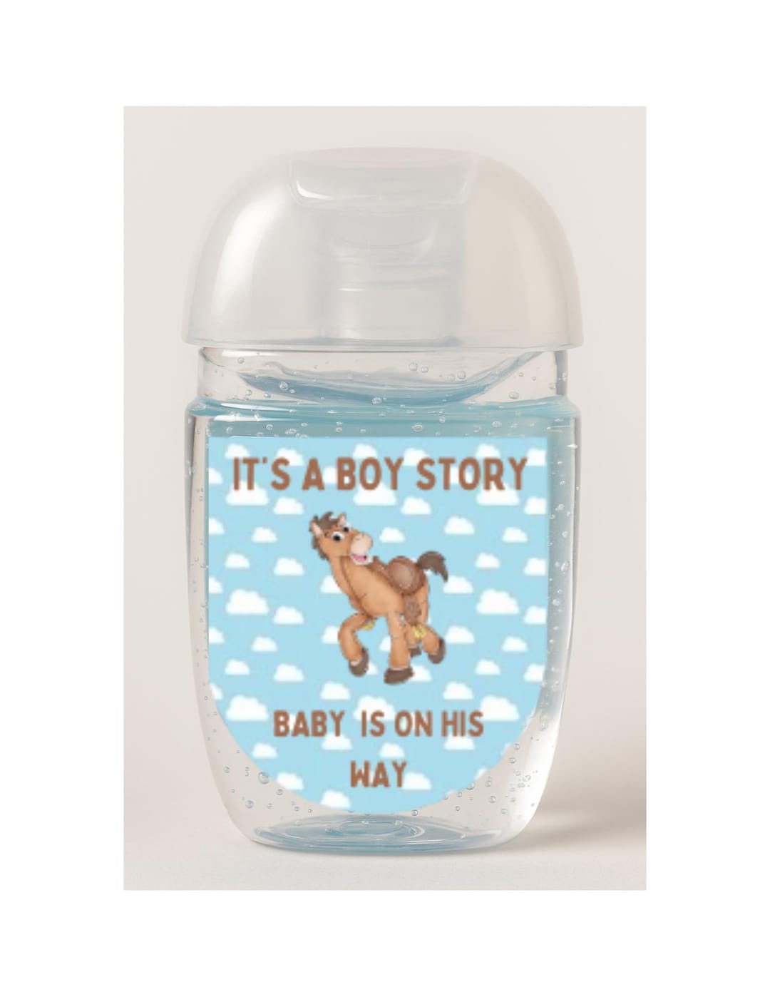 It's A Boy Story Baby Germ-x Party Favor Stickers - Etsy