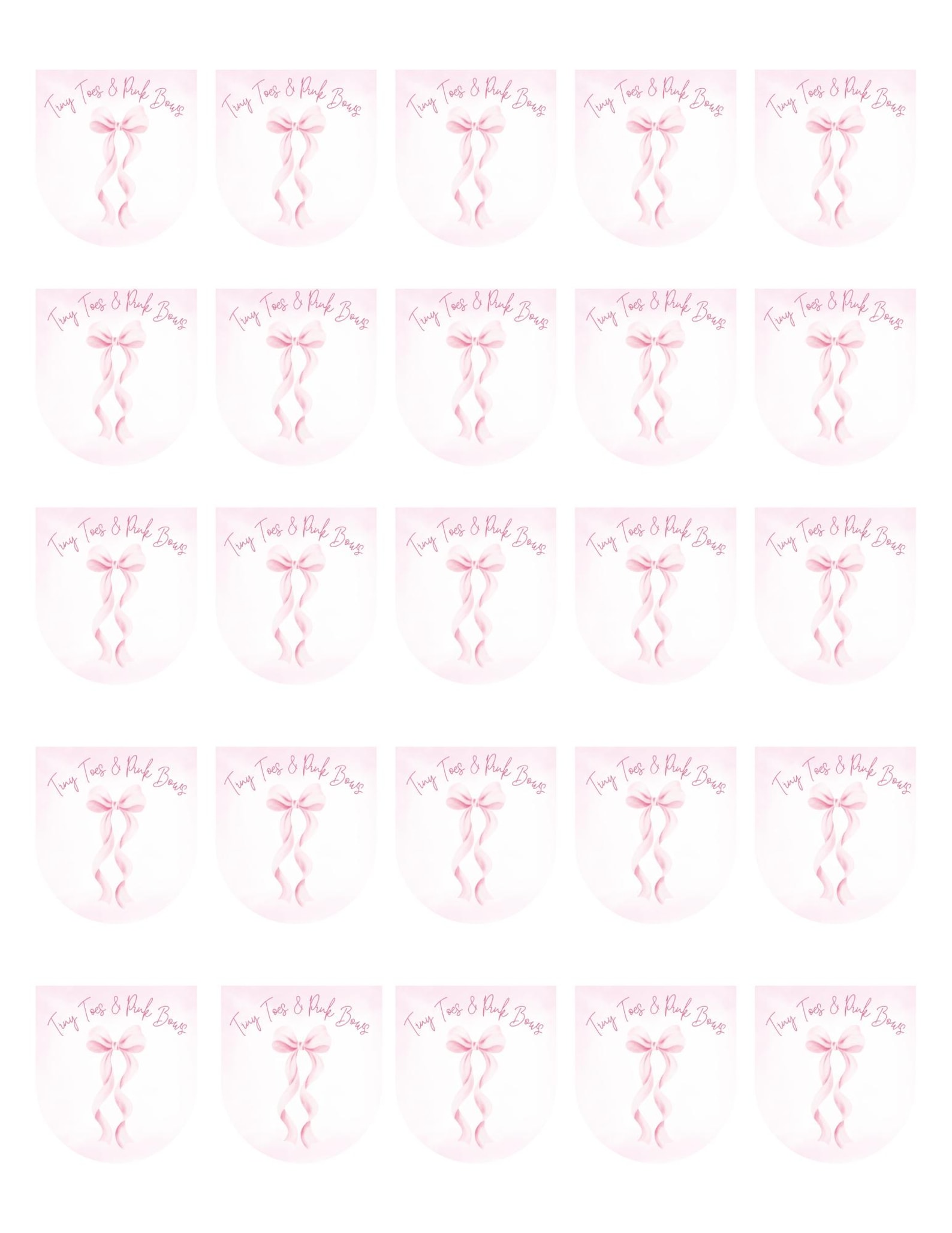 Pink Bow Baby Shower Games & Signs Bundle | Printable Signs and ...